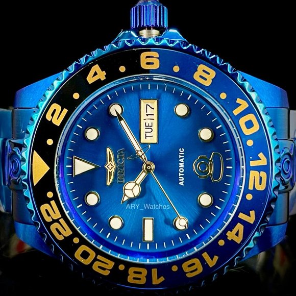Invicta | Accessories | New Invicta Pro Diver 47mm Blue Dial Automatic ...